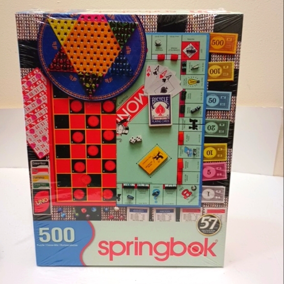 Springbok | Games | New Springbok 50 Piece Board Games Monopoly Chess ...